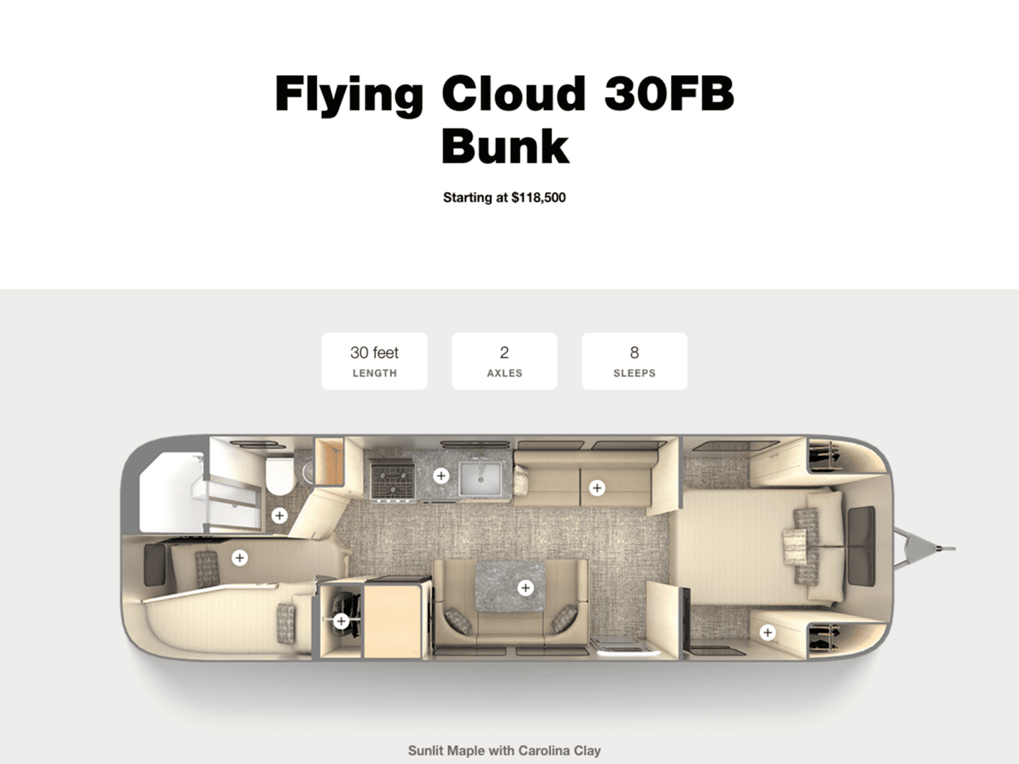 Flying Cloud 30fb Bunk