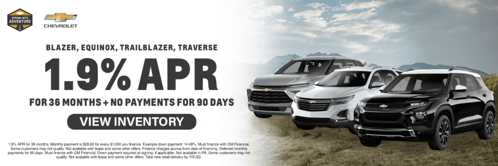 Current New Chevrolet Specials Offers | Crossroads Chevrolet