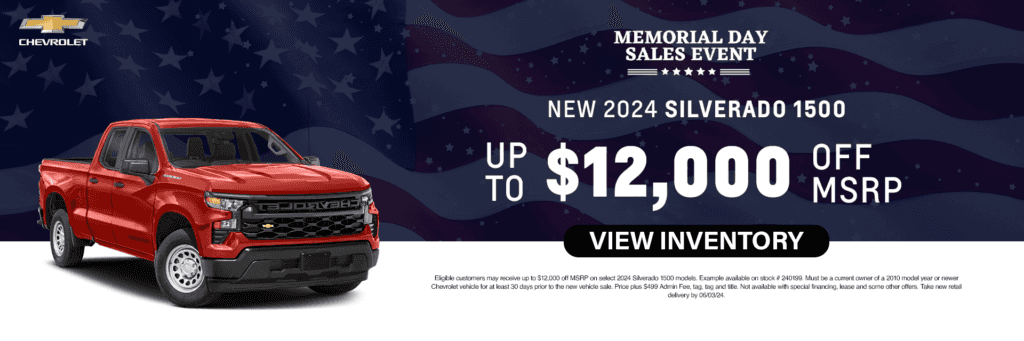 Current New Chevrolet Specials Offers | Crossroads Chevrolet