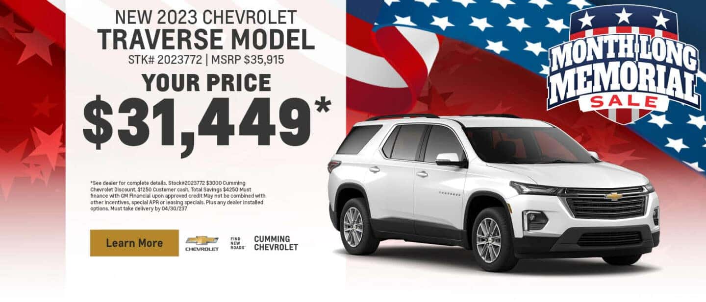 Monthly Specials at Cumming Chevrolet in National City, CA | Cumming ...