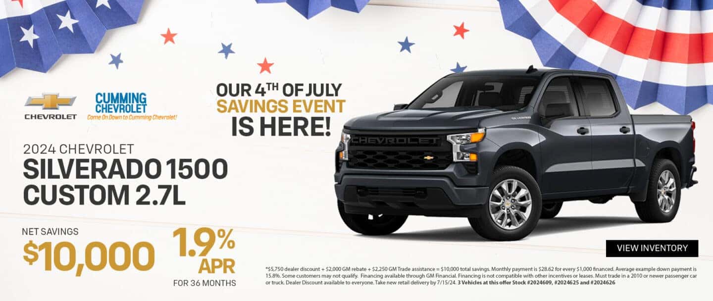 Monthly Specials at Cumming Chevrolet in National City, CA | Cumming ...