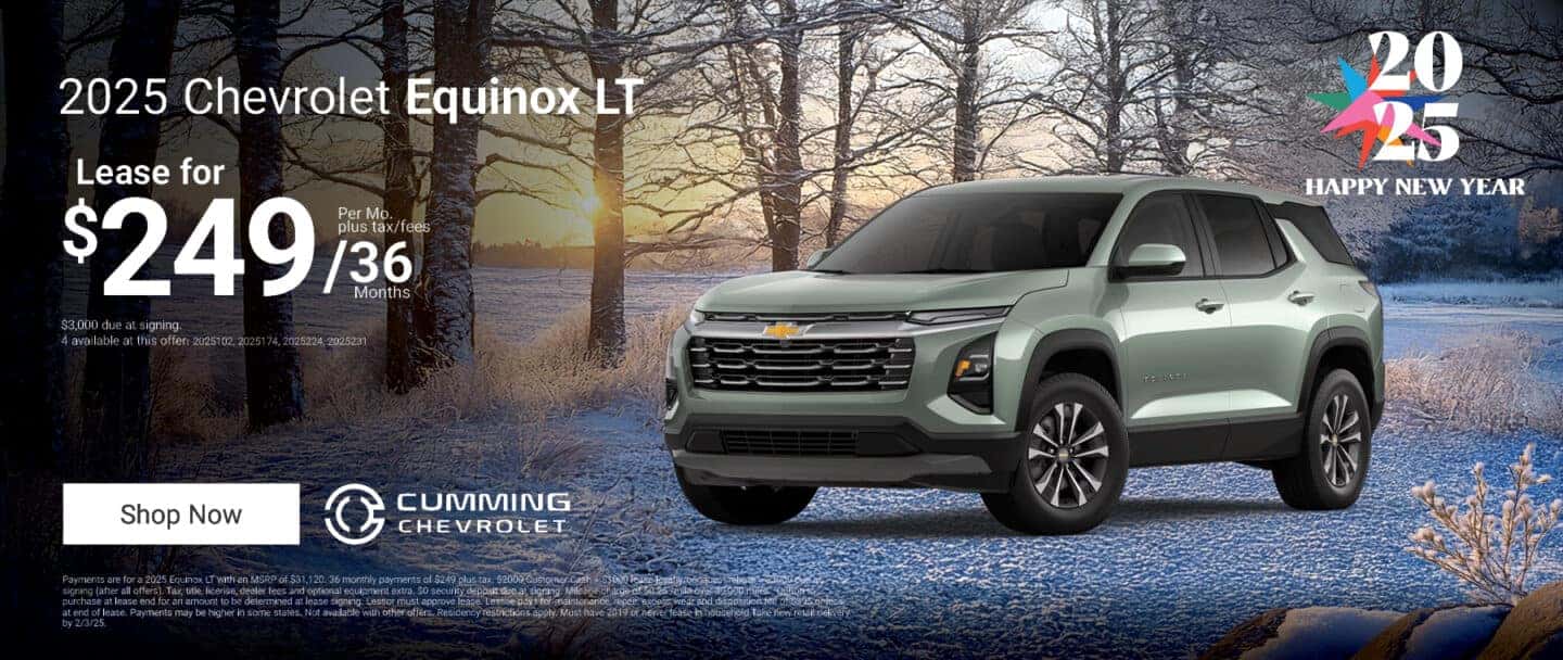 Monthly New Chevy Finance and Lease Specials | National City Dealership