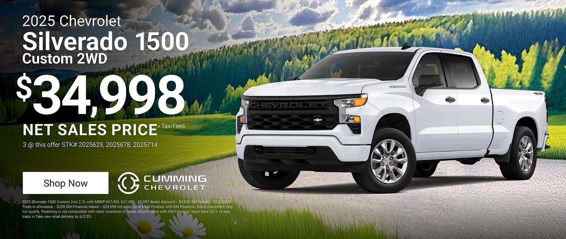 Monthly New Chevy Finance and Lease Specials | National City Dealership