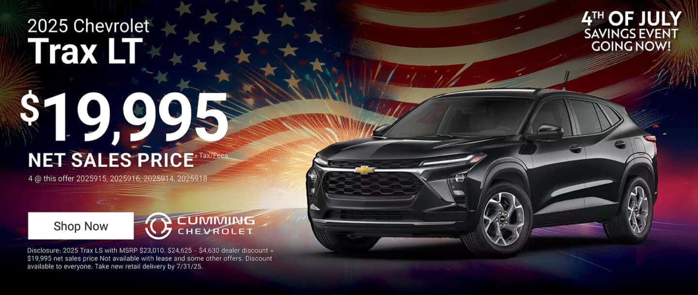 Monthly New Chevy Finance and Lease Specials | National City Dealership
