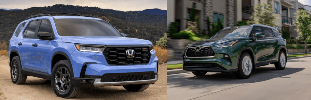 2023 Honda Pilot vs 2023 Toyota Highlander | Honda of Tenafly