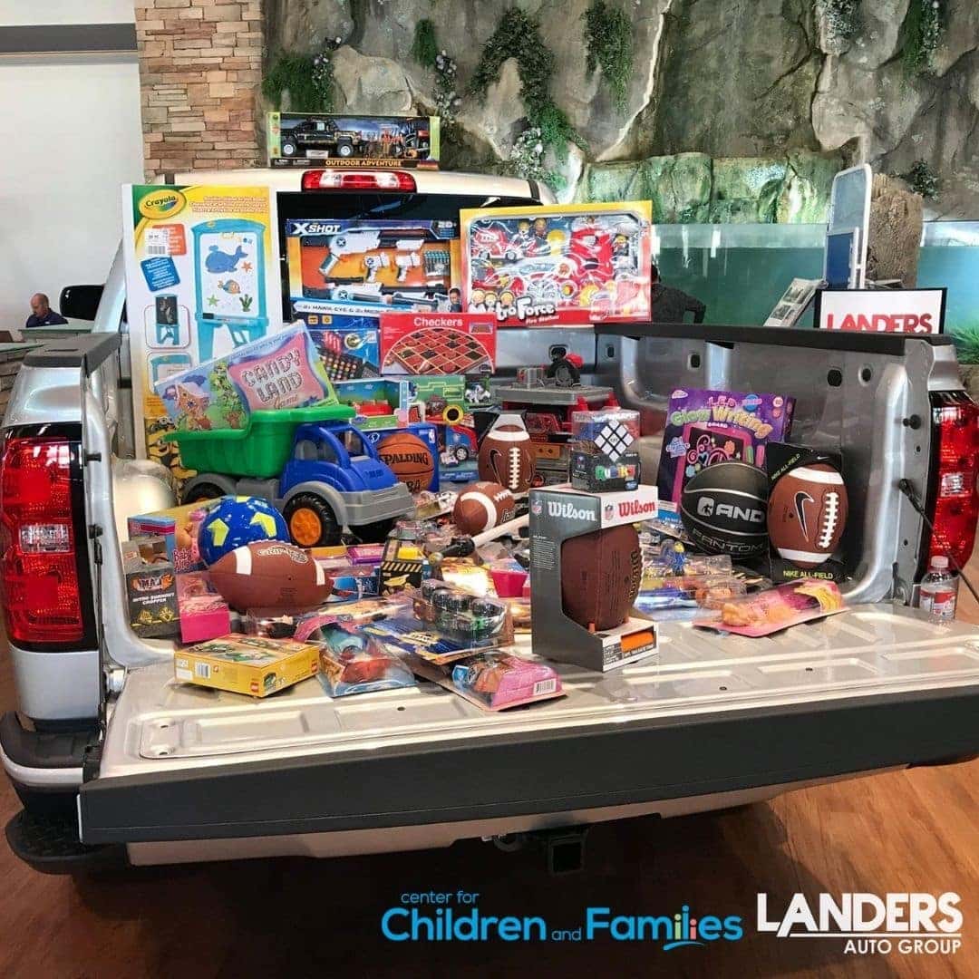 Landers Hosts Holiday Drive for Center for Children and Families