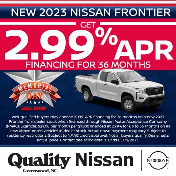 Current New Nissan Specials Offers | Quality Nissan