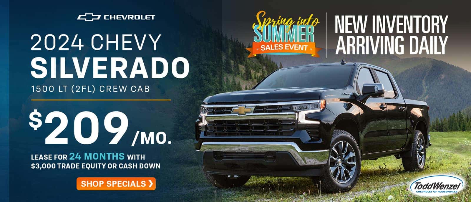 Chevrolet Dealer in Hudsonville, MI | Todd Wenzel Chevrolet