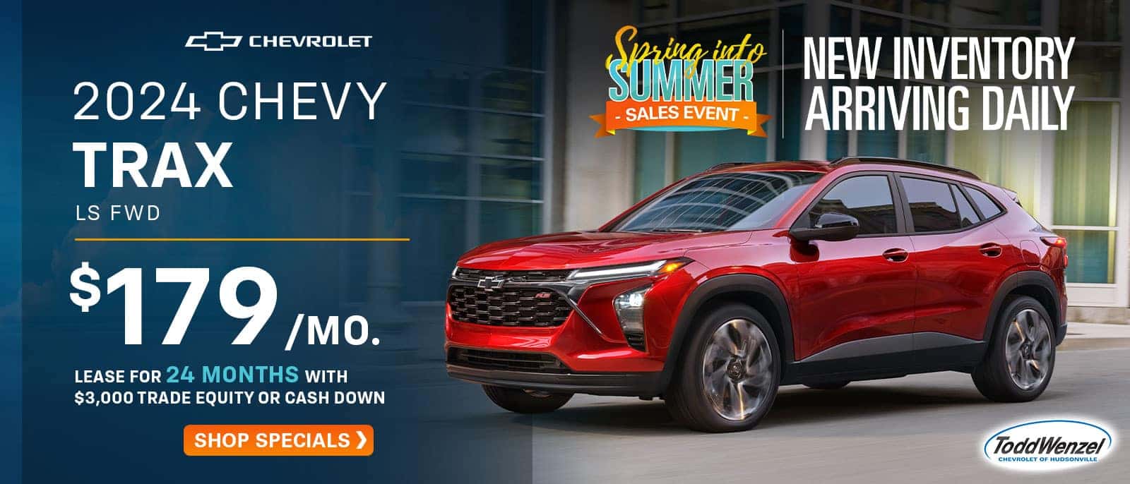 Chevrolet Dealer in Hudsonville, MI | Todd Wenzel Chevrolet